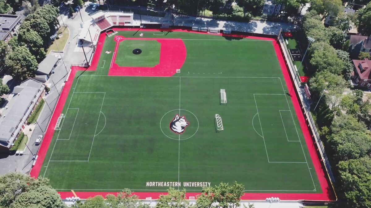 Northeastern University - Parson's Field - Brock USA - shock pads for ...